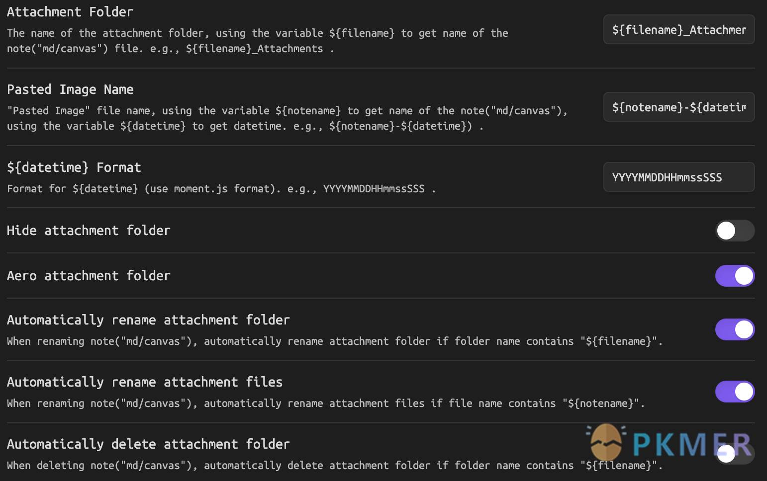 Obsidian 插件：【Readme】Attachment Manager