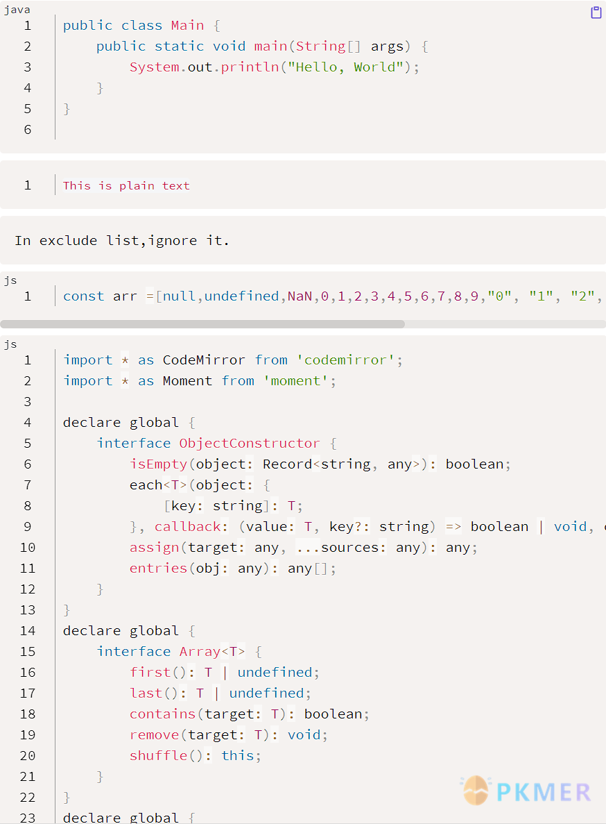 Obsidian 插件：【Readme】Code Block Enhancer
