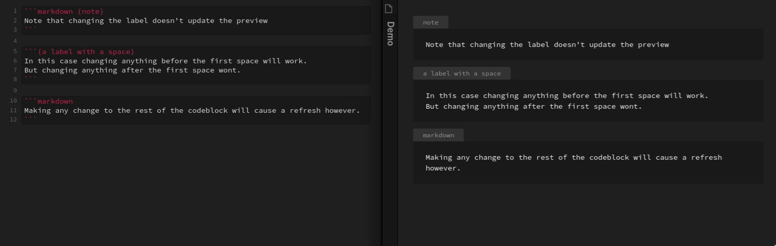 Obsidian 插件：【Readme】Code Block Labels