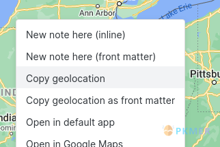 Obsidian 插件：【Readme】Map View