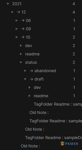 Obsidian 插件：【Readme】TagFolder