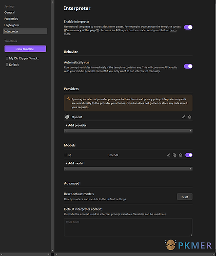 利用 Deepseek 结合 Obsidian Web Clipper 实现快速剪藏及内容总结 - 知识管理工具 - PKMer